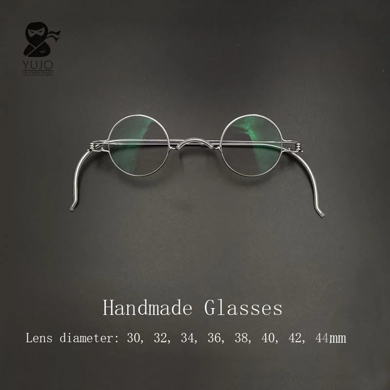 Yujo Unisex Stainless Steel Eyeglasses Y4042 Fuzweb