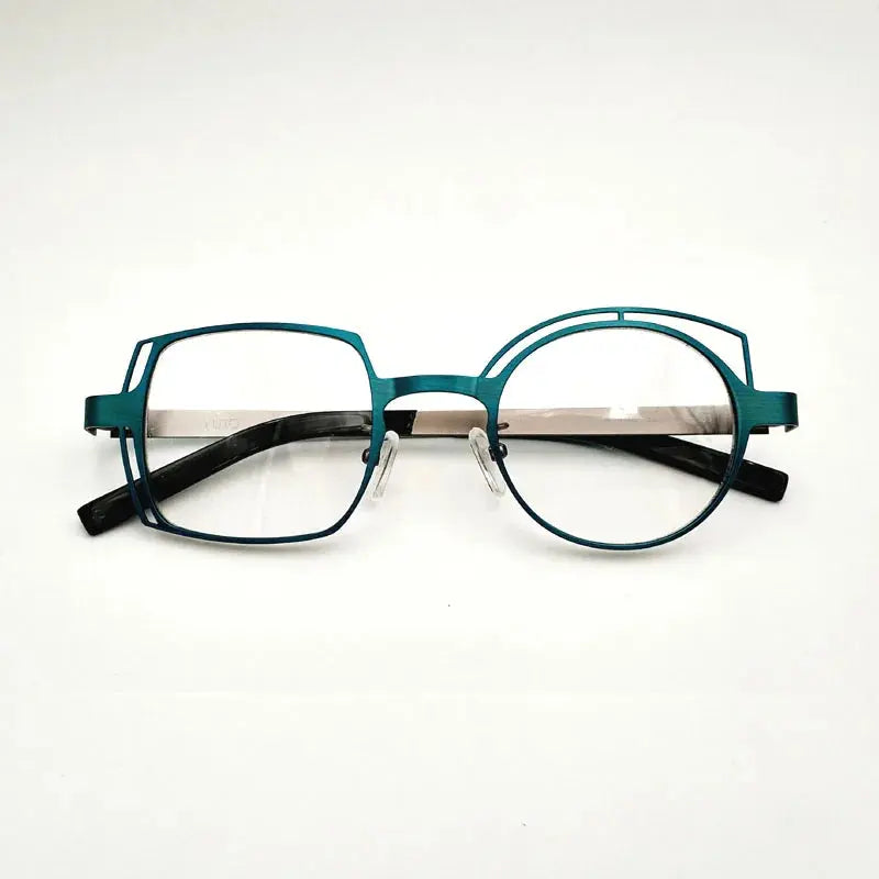 Yujo Women's Stainless Steel Eyeglasses 8110 – FuzWeb