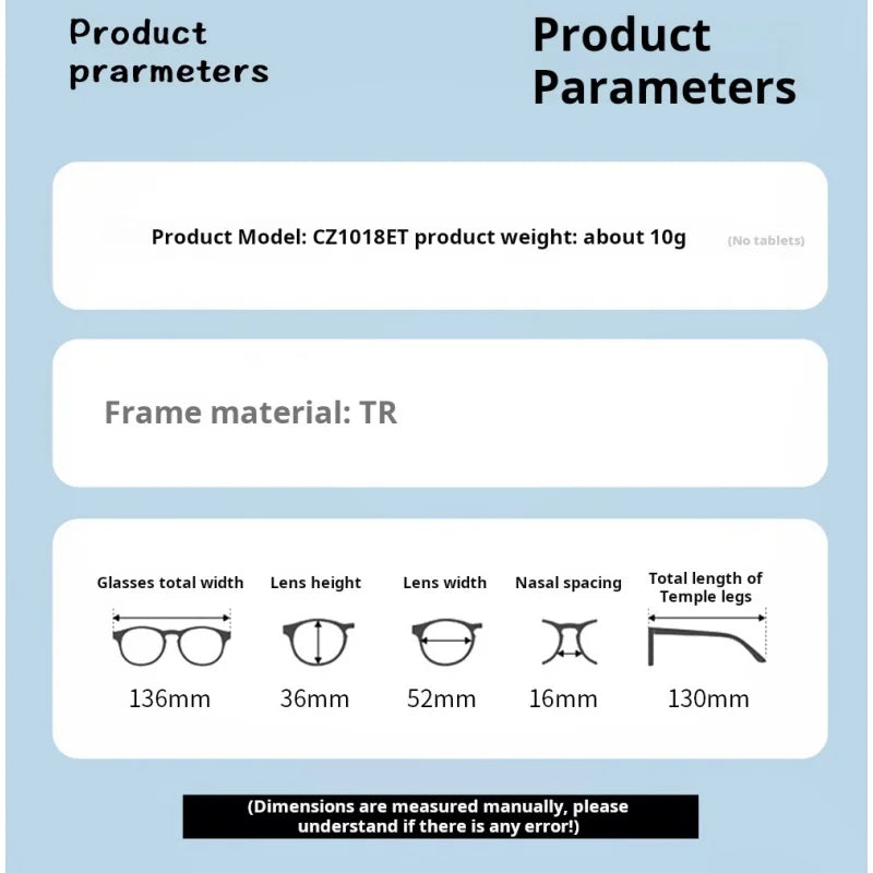 Xbora Youth's Oval Square Eyeglasses 541018 – FuzWeb