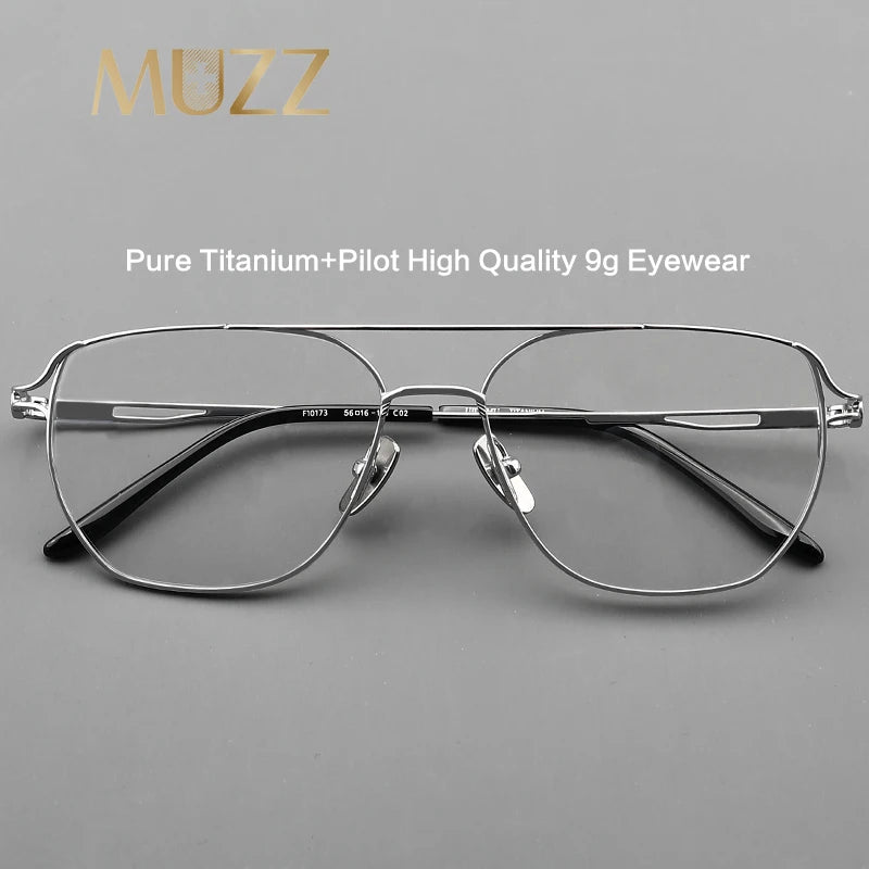 Muzz Oval Titanium Eyeglasses 10173 – FuzWeb