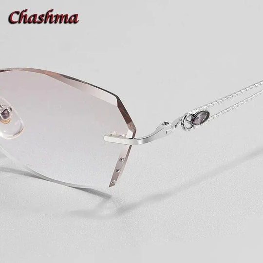Chashma Women's Rimless Square Eyeglasses – FuzWeb
