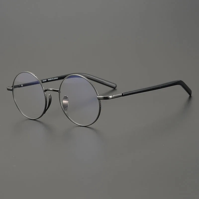 Aimee Titanium Round Eyeglasses 2085 – FuzWeb