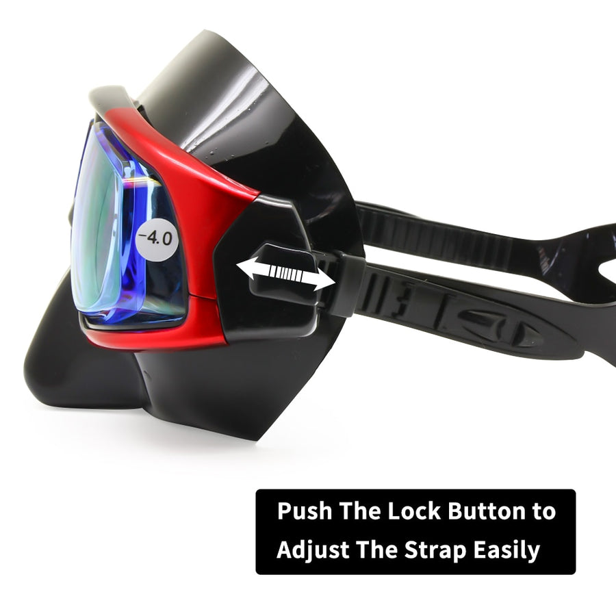 Unisex Snorkel Mask Hyperopia Myopia Corrective Lenses MK005 – FuzWeb