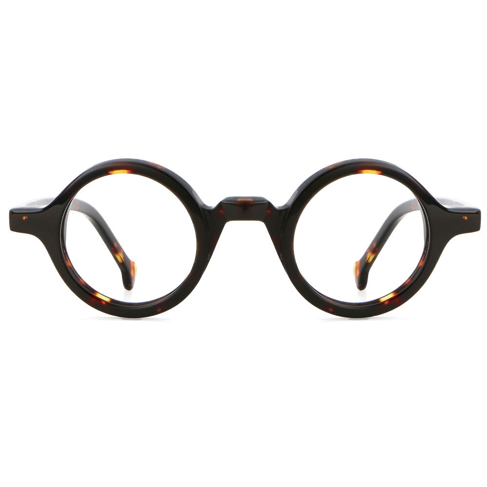 Ccspace Unisex Round Acetate Eyeglasses Fuzweb