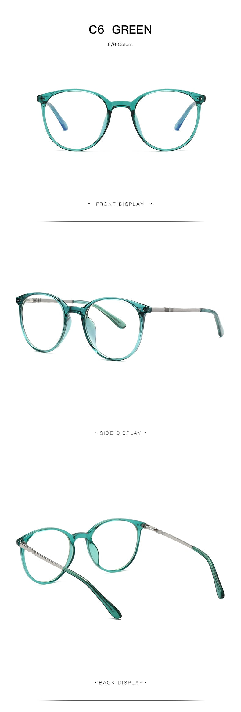 Hotochki Womens Round Tr 90 Eyeglasses 2055 Fuzweb