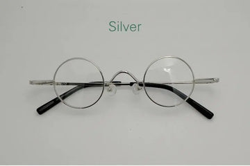 Unisex Small Round Eyeglasses - Stylish Alloy Full Rim Frame – FuzWeb