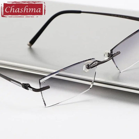 Chashma Ottica Men's Square Prescription Eyeglasses 9090 | FuzWeb