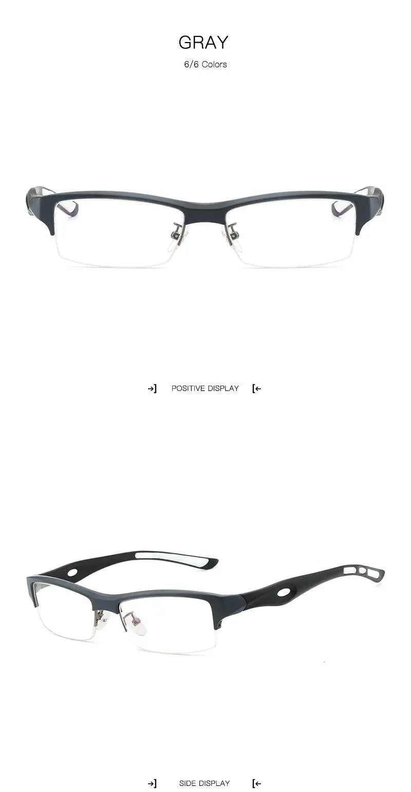 Hdcrafter Rectangle Eyeglasses L1077 – FuzWeb