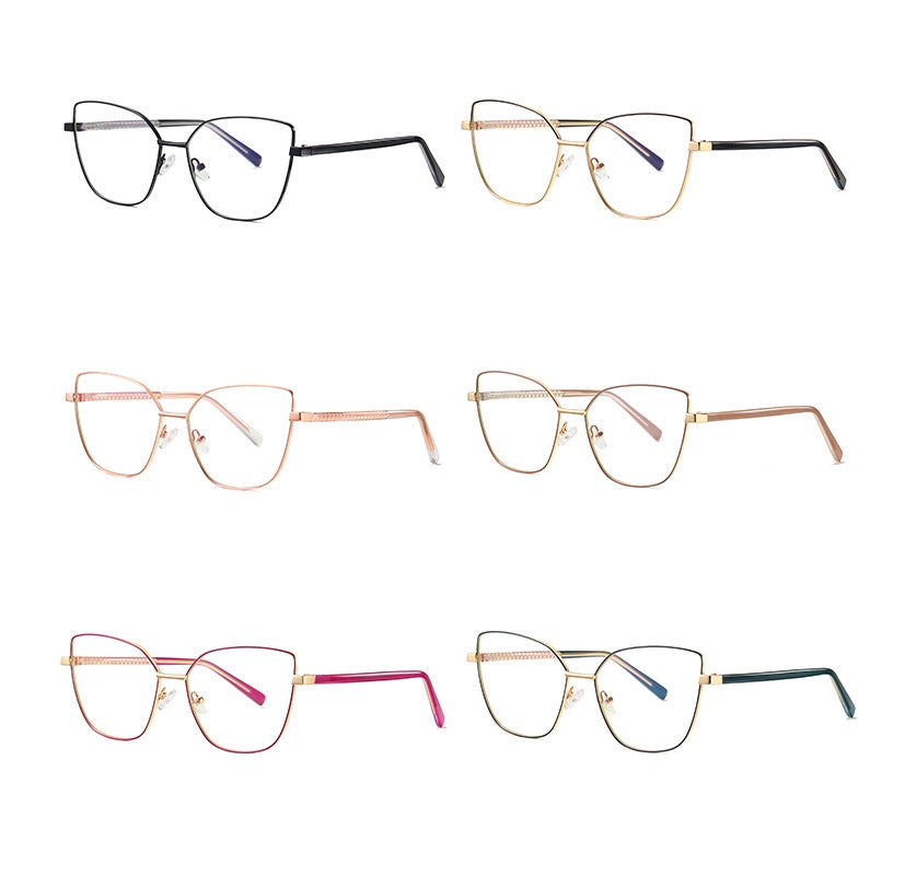 Ccspace Unisex Square Cat Eye Eyeglasses Fuzweb