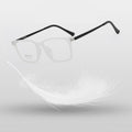 Hotony Square TR 90 Resin B Titanium Frame Eyeglasses – FuzWeb