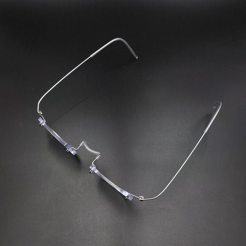 Handcrafted Stainless Steel Eyeglasses Yujo Unisex Custom Lens