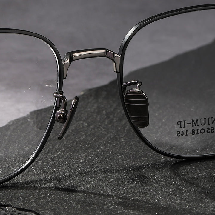 Reven Jate Square Titanium Eyeglasses Stylish And Durable Fuzweb