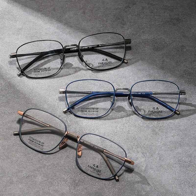 Reven Jate Square Titanium Eyeglasses Stylish And Durable Fuzweb
