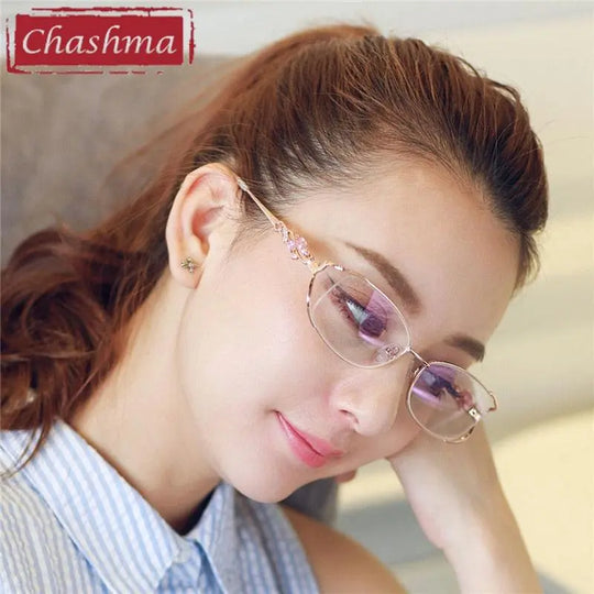 Chashma Ottica Women's 95038 Prescription Eyeglasses | FuzWeb
