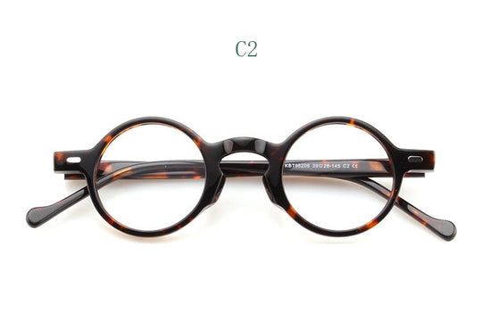 Yujo Unisex Small Round Acetate Fiber Eyeglasses – FuzWeb