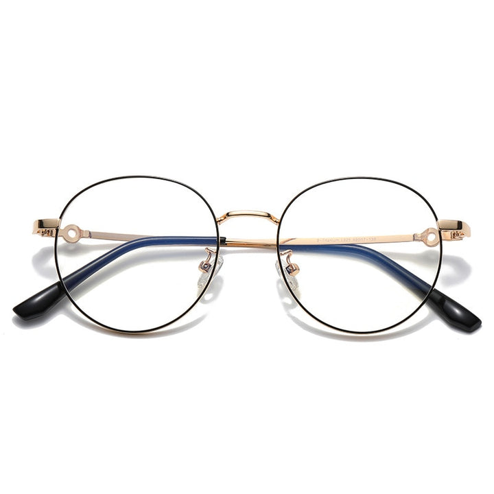 Stylish Round Stainless Steel Eyeglasses Fuzweb