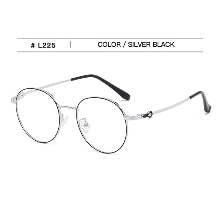 Stylish Round Stainless Steel Eyeglasses Fuzweb